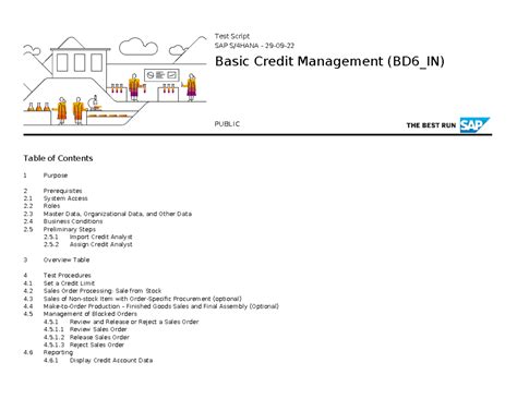 Bd6 S4hana2022 Bpd En In Test Script Sap S 4hana 29 09 Basic Credit Management Bd6 In