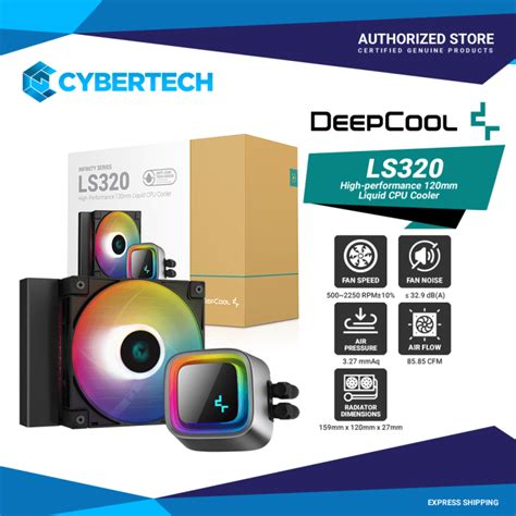 Deepcool Ls320 120mm Premium Liquid And Low Noise Effiency Cpu Cooler Lazada Ph