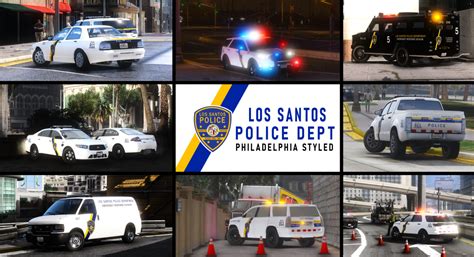 Philadelphia Styled Los Santos Police Skin Pack GTA5 Mods