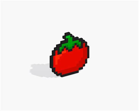 How To Make A Pixel Art Tomato Mega Voxels