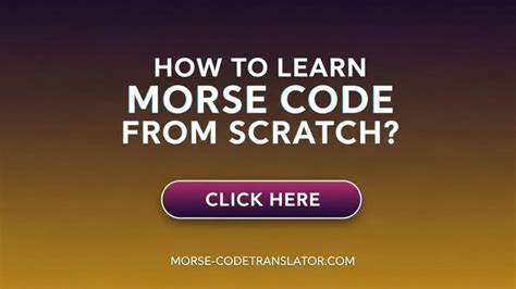 How To Learn Morse Code From Scratch Netvol