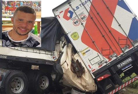 Identificado o motorista de carreta que morreu em colisão frontal Mercedes Benz de carga