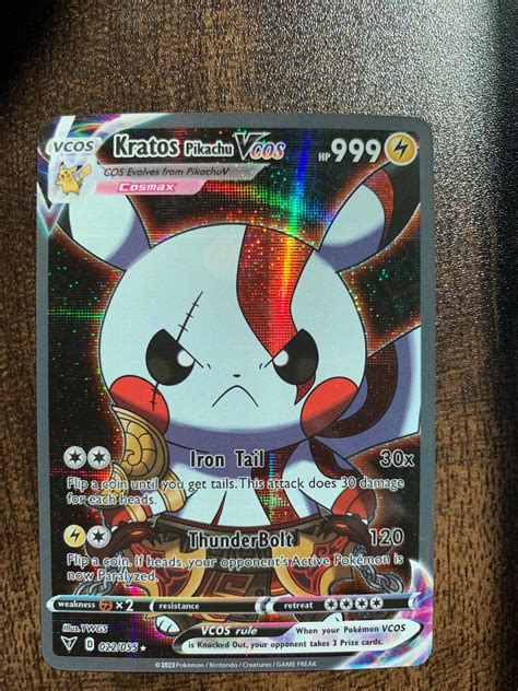 Custom Pokemon Card Etsy