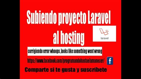 Subir Proyecto Laravel Al Hosting Cpanel ¡¡muy Fácil Youtube