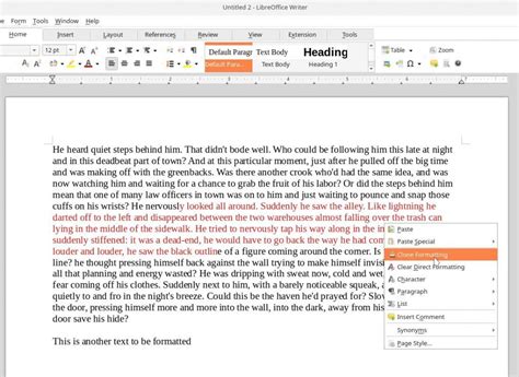 How To Paste Only Format And Values In LibreOffice Calc Writer