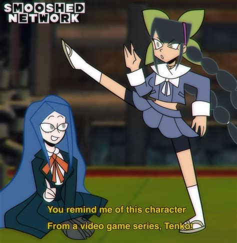 Daily Tsumugi 2076 Featuring Tenko Like A Fighting Game Character