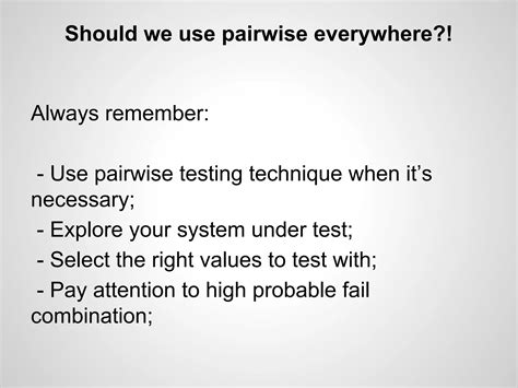 Introduction To Pairwise Testing Pdf