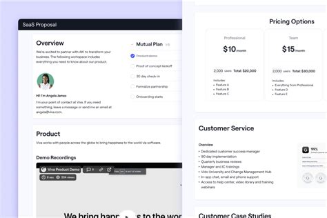 Saas Proposal Template