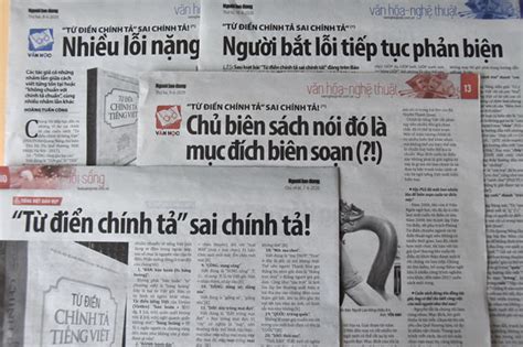 Từ điển Chính Tả Sai Chính Tả Nxb Sẽ Phối Hợp Với Các Bên để Xử Lý