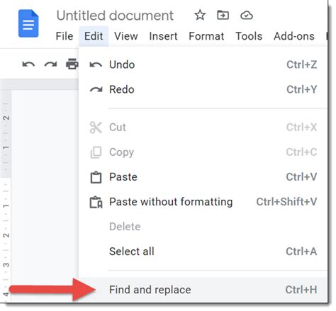 How To Find And Replace In Google Docs