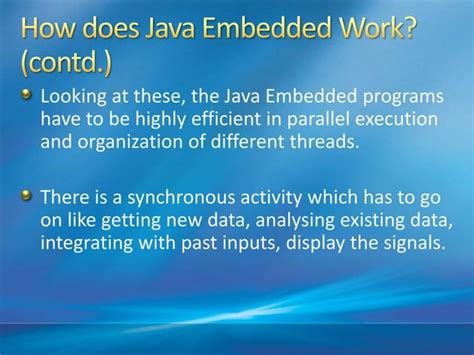 Java Embedded System Ppt