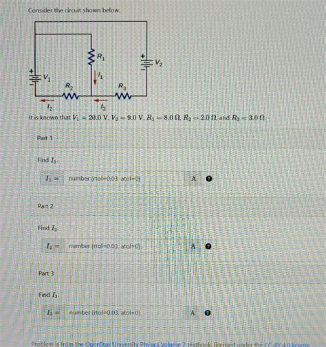 Solved Consider The Circuit Shown Below It Is Known That Chegg Com