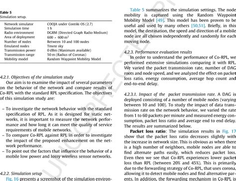 Screenshot Of The Mobility Simulation Environment Download