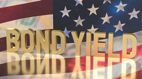 비즈니스 개념 3d 렌더링을 위한 미국 국기 배경의 금 채권 수익률 3차원 형태에 대한 스톡 사진 및 기타 이미지 3차원 형태 경제 구매 Istock