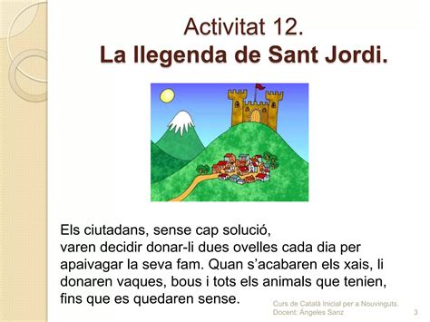 Activitat 12 La Llegenda De Sant Jordi PPT