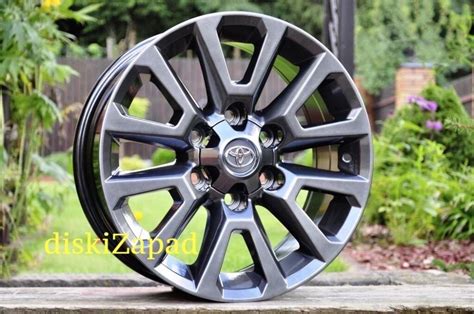 Диски Графит R17 18 6x139.7 Toyota Land Cruiser Prado Hilux 4runner ...