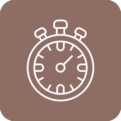 크로노미터 아이콘 프리미엄 벡터