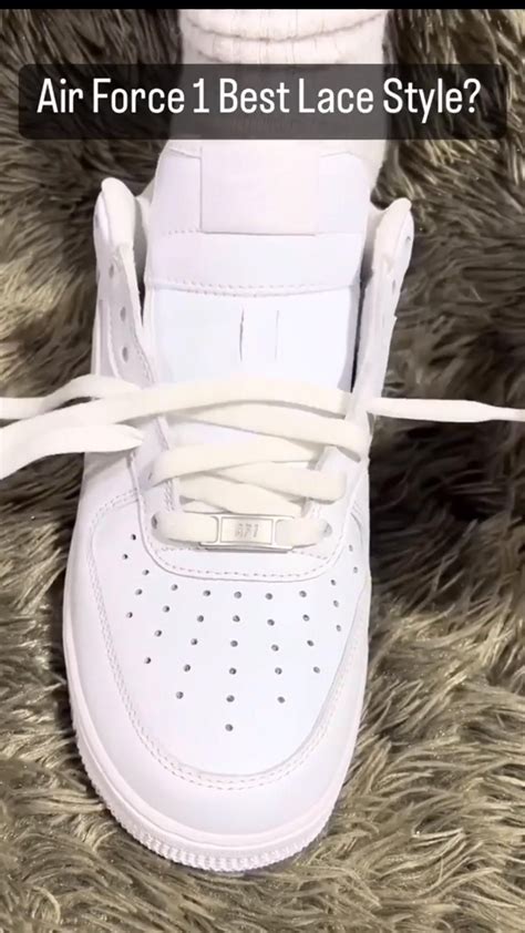 4 Cool Ways How To Lace Nike Air Force 1 Nike Air Force 1 Lacing Artofit