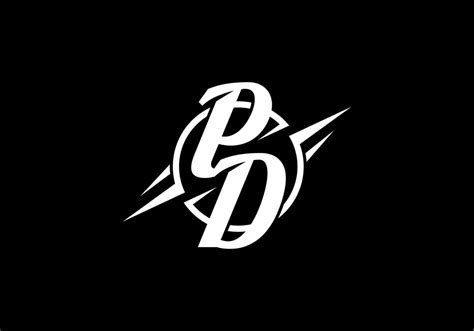 Letter Pd Monogram Logo 12824888 Vector Art At Vecteezy