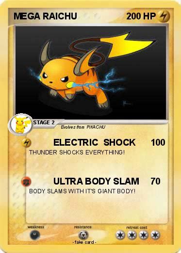 Pokémon Mega Raichu 177 177 Electric Shock My Pokemon Card