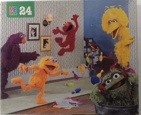 Vintage 1996 Sesame Street Ctw Big Bird Cookie Monster Elmo Telly Zoe