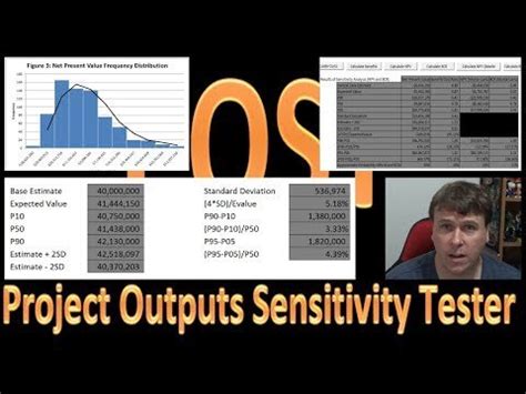 Cost Benefit Analysis Sensitivity Analysis Excel Model Project O