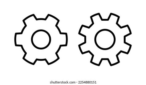 Setting Icon Vector Illustration Cog Settings Stock Vector Royalty Free Shutterstock