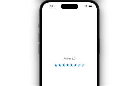 A Custom SwiftUI View For Displaying And Selecting Ratings Using Star Icons