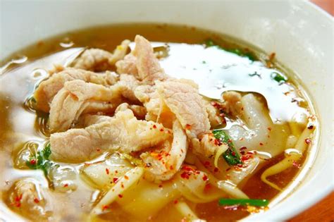 Premium Photo Pork Noodle Soup