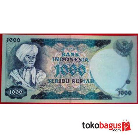 Uang Kertas Diponegoro 1000 Rupiah 1975 Agen Barang Antik