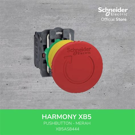 Promo Schneider Electric XB5 Emergency Stop Pushbutton Merah XB5AS8444 Jakarta Pusat