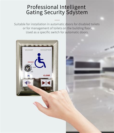 Automatic Door Wired Disabled Switch For The Disabled Access Control System Push Press Button