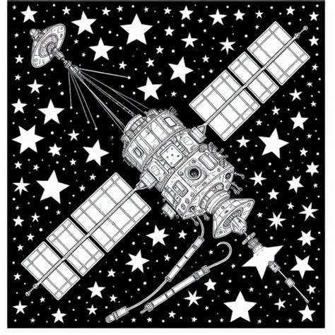 Kolorowanka Satelita Do Druku I Pobrania WesoleKolory Pl