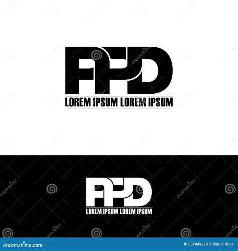 Letter Ppd Simple Monogram Logo Icon Design Stock Vector Illustration Of Logotype Letter