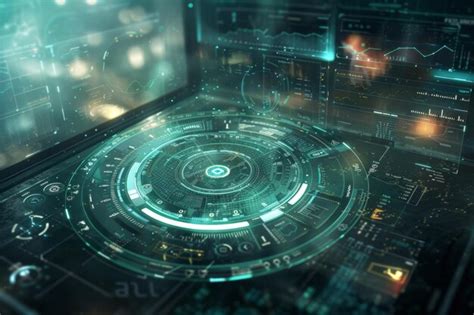 Premium Photo | Futuristic user interface of a holographic display