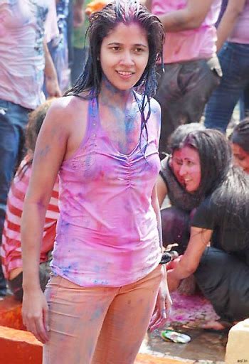 Holi Goes Hot Tv Actresses Holi Celebration Hot Celebrities All Over The World