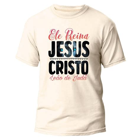 Camiseta Camisa Básica 100 Algodão Premium Cristão Evangelico Gospel