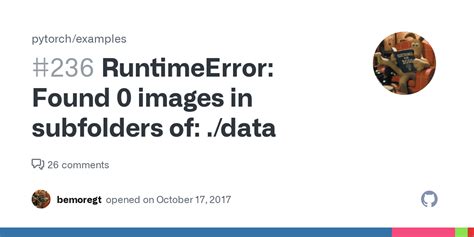 Runtimeerror Found Images In Subfolders Of Data Issue