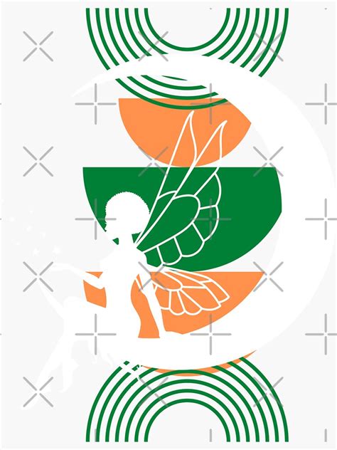 Boho Asthetic Shapes Sticker For Sale By Createdbytara Redbubble