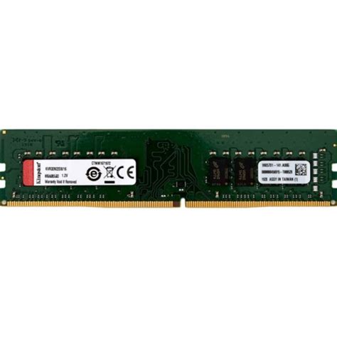 Оперативная память Kingston DDR4 32Gb 3200MHz pc-25600 (KVR32N22D8/32 ...
