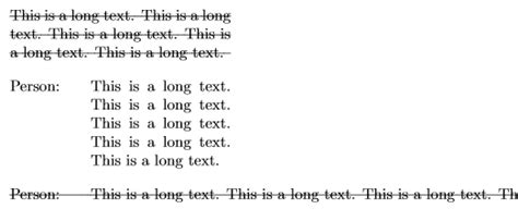 Ulem Strikethrough And Line Breaks TeX LaTeX Stack Exchange