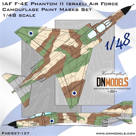 F 4e Phantom Ii Iaf Israeli Air Force Camouflage Dn Models 48 827 127