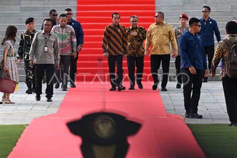President Jokowi Inaugurated The State Palace Of Ikn Antara Foto