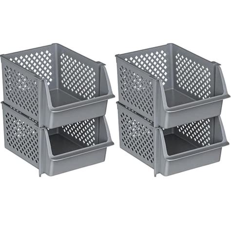 Stackable Plastic Storage Containers Best Sale