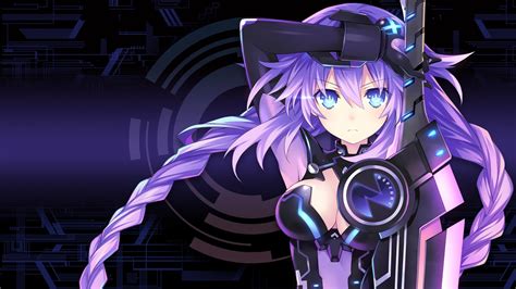 Neptunia Purple Heart Wallpaper