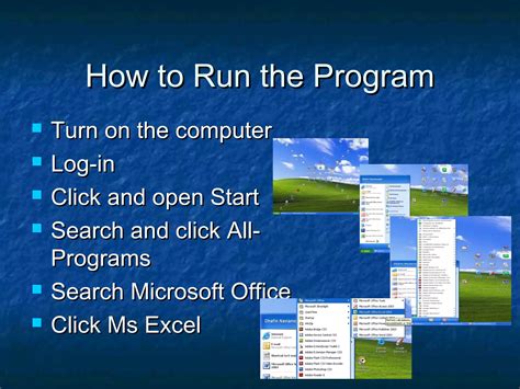 Tutorial Microsoft Excel 2007 Ppt Desktop Publishing Computer Software And Applications