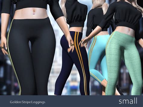 Second Life Marketplace Golden Stripe Leggings Fatpack Demo