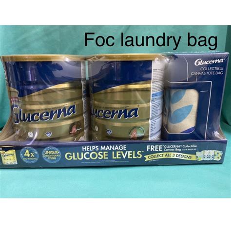 Glucerna 850g X 2 Vanilla Foc Laundry Bag Worth RM39 90 UDBIBA Exp 3 2024 Abbott Malaysia