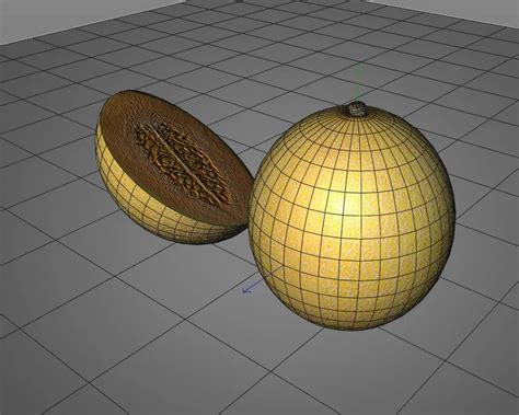 Melon 3d Model Flippednormals