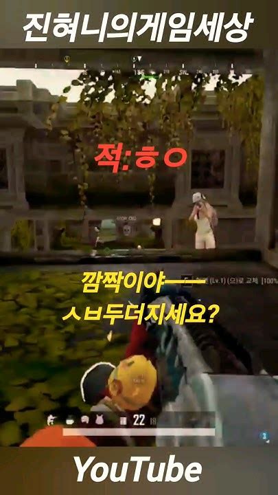 전생에 두더지였냐 깜짝이야ㅡㅡ 진혀니의게임세상 배틀그라운드 Battleground 배그 Game 깜놀 깜짝이야
